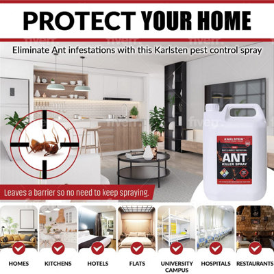 Karlsten Ant Killer Super Strength Cypermethrin Ant killer 5 Litre