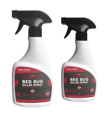 Karlsten Bed Bug Killer Spray x 2 Double Pack Elimination of Irritating ...