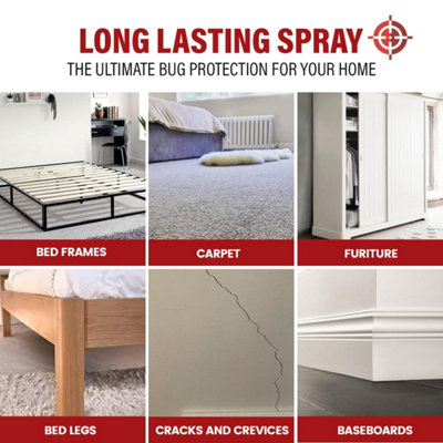 Karlsten Bed Bug Killer - Ultra Strong Pest Control Spray - Pro Bed Bug ...