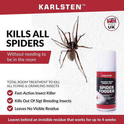 Karlsten High Strength Spider Killer fogger Spray Fast Spider Kills One ...