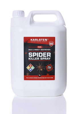 Karlsten Spider Killer 5 Litre Fast and Effective Spider Killer Lasts 6 ...
