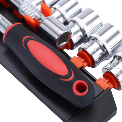 KATSU Socket Set 1/2" 12PC On Plastic Holder