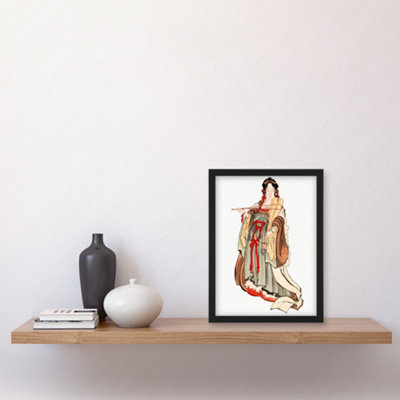 Katsushika Hokusai Framed Wall Art Print Benten Goddess Of Love - A4 Size