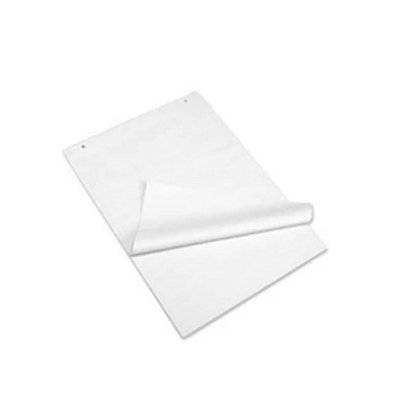 KAV A1 Flipchart Paper Pad with Plain Perforated Bleed proof 40 Sheets ...