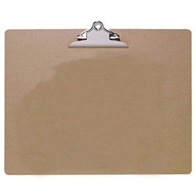 KAV Clipboards 10 Pack, Low Profile Clip Hardboard with Sturdy Spring ...
