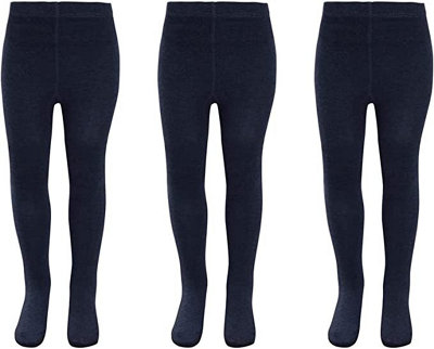 KAV Girls Tights - Simple and Smooth Cotton Tights for Children - Skin ...