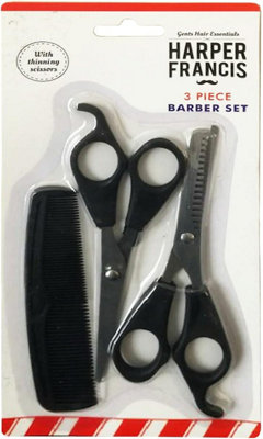 KAV Professional Barber Set of Scissors and Hair Comb for Hairdressing ...