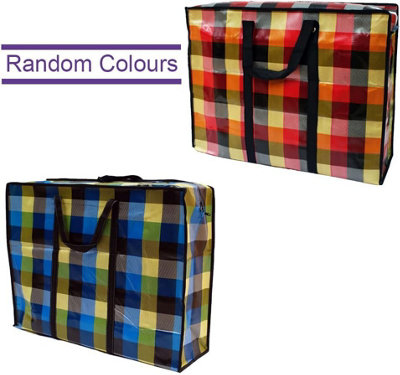 KAV Random Coloured Laundry Bags (50cm x 35cm) Strong Reusable ...
