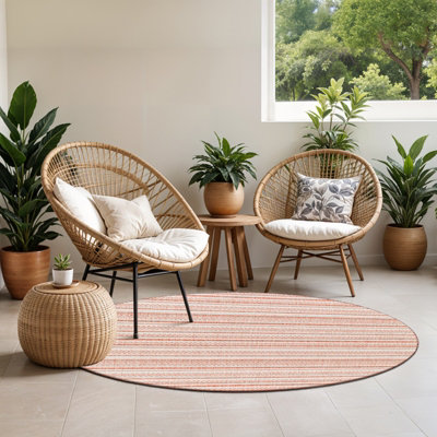 KAVITA Round In- /Outdoor Rug 160 x 160 cm