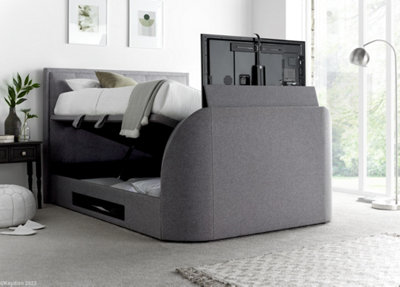 Kaydian Falstone TV Bed: Classic Design with Hidden TV Storage and ...