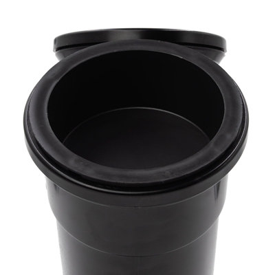 Kayflow 110mm Soil (S20) - End Cap/Plug, Black