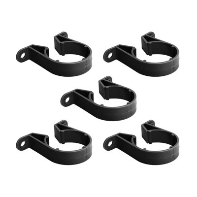 Kayflow 32mm Push-Fit Pipe Clip (5 Pack) - Black