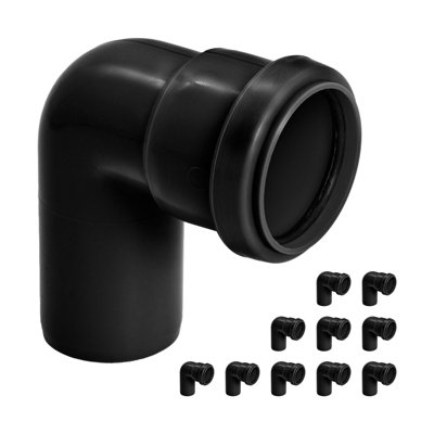 Kayflow 40mm Push-Fit 90 Degrees Knuckle Bend (Single Socket) (10 Pack ...