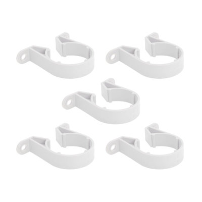 Kayflow 40mm Push-Fit Pipe Clip (5 Pack) - White