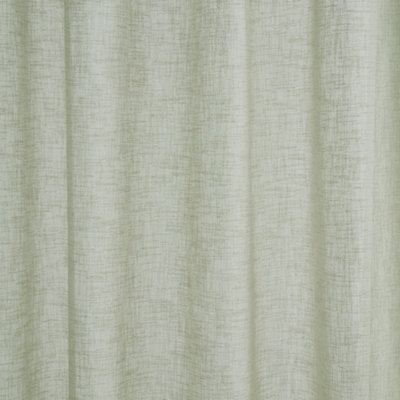 Kayla Textured 100% Recycled Polyester Green Voile Panel