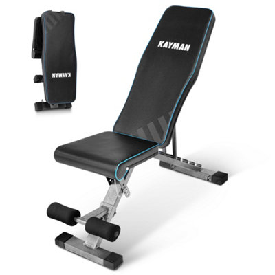 Kayman Adjustable Weight Bench, 6 Back, 4 Seat, 3 Leg Levels, Workout ...