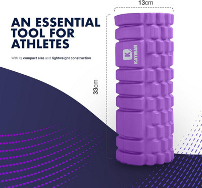 Kayman Foam Rollers for Muscles, Portable Massage Roller for Deep ...