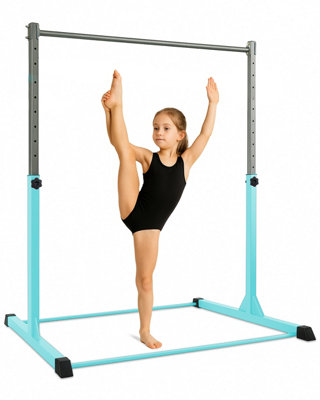 KAYMAN Foldable Gymnastics Horizontal Bar with Hand Protection Wrap ...
