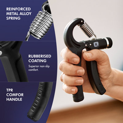 Kayman Grip Strengtheners - Adjustable Resistance Hand Exerciser ...