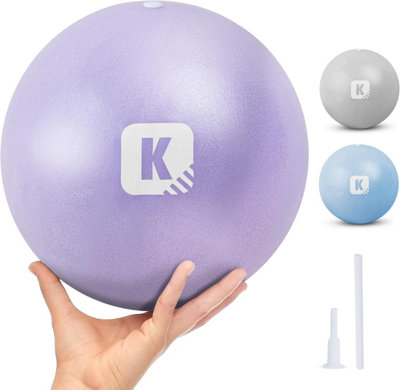 KAYMAN Pilates Balls 25cm - Anti-Burst Yoga Ball for Core Strength ...