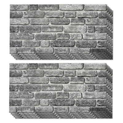 KB Panels 3D Wall Panels - Brick Effect, Lightweight EPS, Easy Install ...