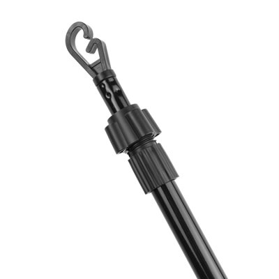 KCT 2x 2.4m Wash Line Prop Pole Heavy Duty Outdoor Extendable Clothes ...