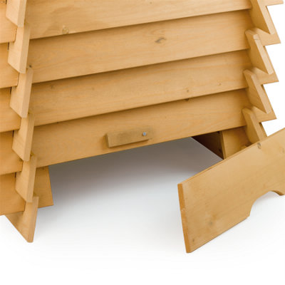 KCT 300L Large Outdoor Wooden Compost Bin Garden Kitchen Waste Eco ...