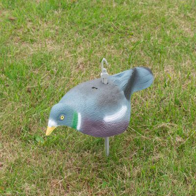 KCT 3pc Decoy Crow & 3pc Decoy Pigeon Shell Hunting Fake Birds Pest ...