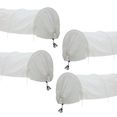 KCT 4 Pack Fleece Grow Tunnel Allotment Greenhouse