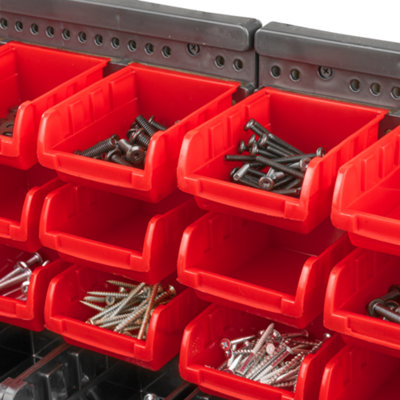 KCT 64 Pc Wall Mounted Tool Storage Organiser Rack for Garage Workshop ...