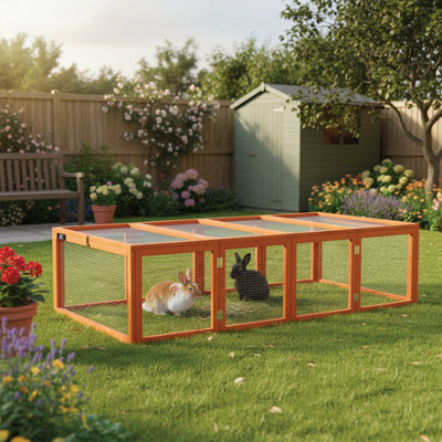 KCT 6ft Folding Pet Run for Small Animal Large Foldable Outdoor ...