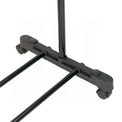 KCT Clothes Rail on Wheels - Single Adjustable Rack