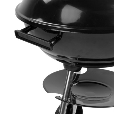 KCT Compact Kettle BBQ Round Charcoal Patio Barbecue Outdoor Barbeque ...