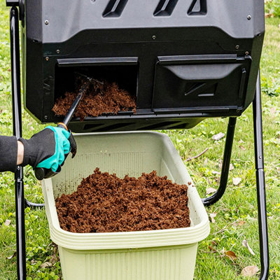 KCT Compost Bin 160L - Rotating Tumbler Eco Friendly Waste Garden ...
