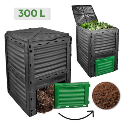 KCT Compost Bin 300L - Eco Friendly Waste Garden Composter & Recycling