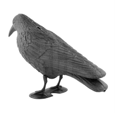 KCT Crow Decoy Full Bodied Realistic Hunting Prop and Bird Scarer