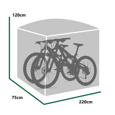KCT Double Bike Cover XL Outdoor Universal Bicycle Mountain Twin Cycle Protection