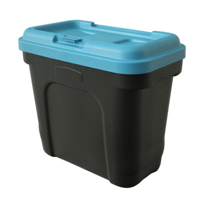 KCT Dry Pet Food Feed Storage Container with Integrated Scoop 15 Litre ...
