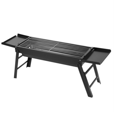 KCT Folding BBQ With Shelves Portable Picnic Grill Charcoal For Camping ...