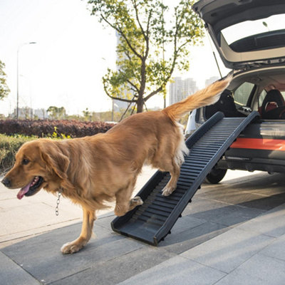 KCT Folding Dog Ramp Lightweight Pet Access Portable Puppy Travel Car ...
