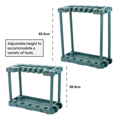 KCT Garden Tool Trolley Rack Storage Organiser | DIY at B&Q