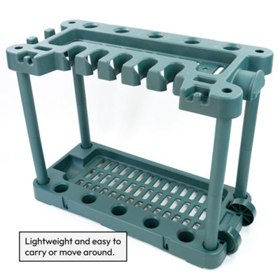 KCT Garden Tool Trolley Rack Storage Organiser