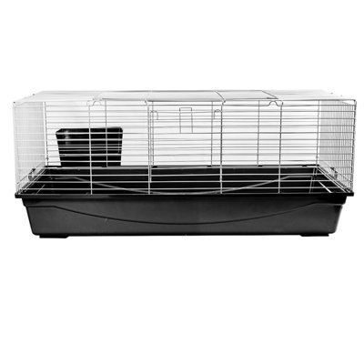 KCT Indoor Cage Rabbit Small 120cm Single Level Dark Grey Bunny Run ...