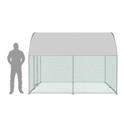 KCT Large Walk-In Chicken Run / Duck Pen - 2.5 x 3m - Outdoor Garden ...