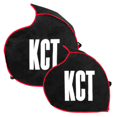 KCT Motorcycle Tyre Covers 17" Overskin Motorbike Tyre Warmers Insulated Bike Tire Blankets Set of 2