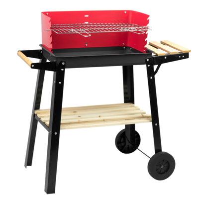 KCT Open Top BBQ Grill Garden Barbecue Steel Charcoal Cooking Outdoor ...