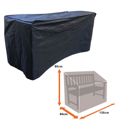 KCT Outdoor 2 Seater Garden Bench Cover -Weatherproof Patio Furniture ...