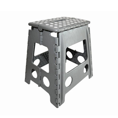 KCT Portable Folding Step Lightweight Multi Purpose Home Stool Plastic ...