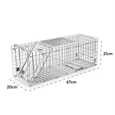 KCT Squirrel Trap Humane No Kill Metal Heavy Duty Pest Animal Rat Catch ...