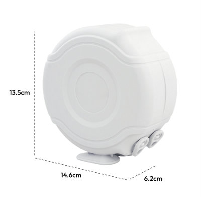 KCT Washing Line Twin Retractable Clothesline - 13m x 2